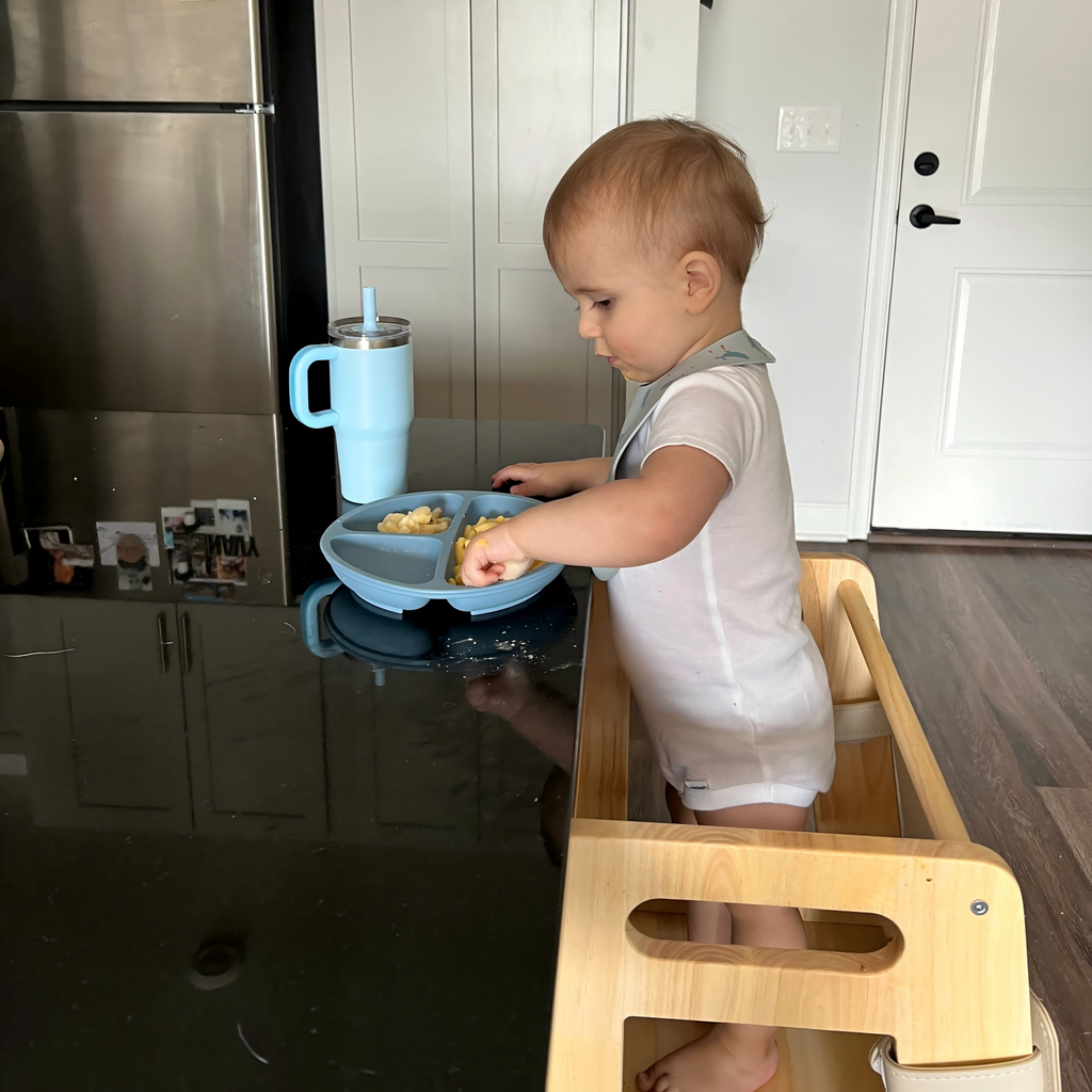 5 Easy Kitchen Activities for Toddlers | Toddler Tower Ideas for Winter ...