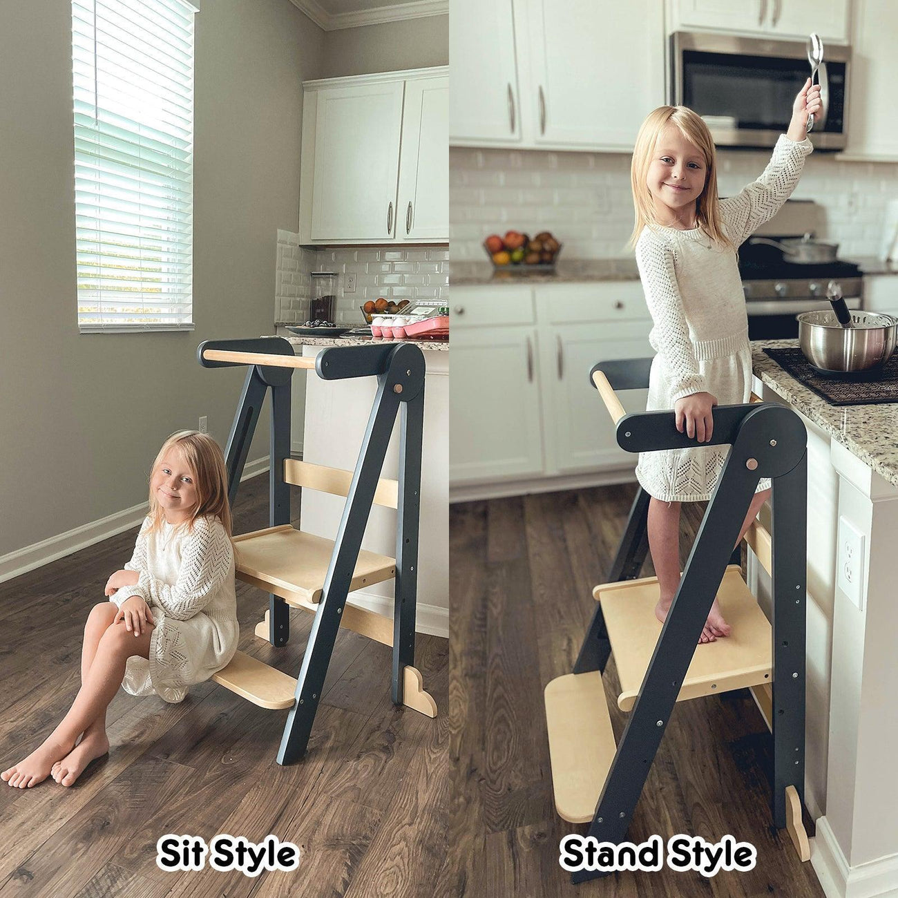 HARPPA Nordi | Foldable Toddler Tower – Compact Montessori-Inspired ...