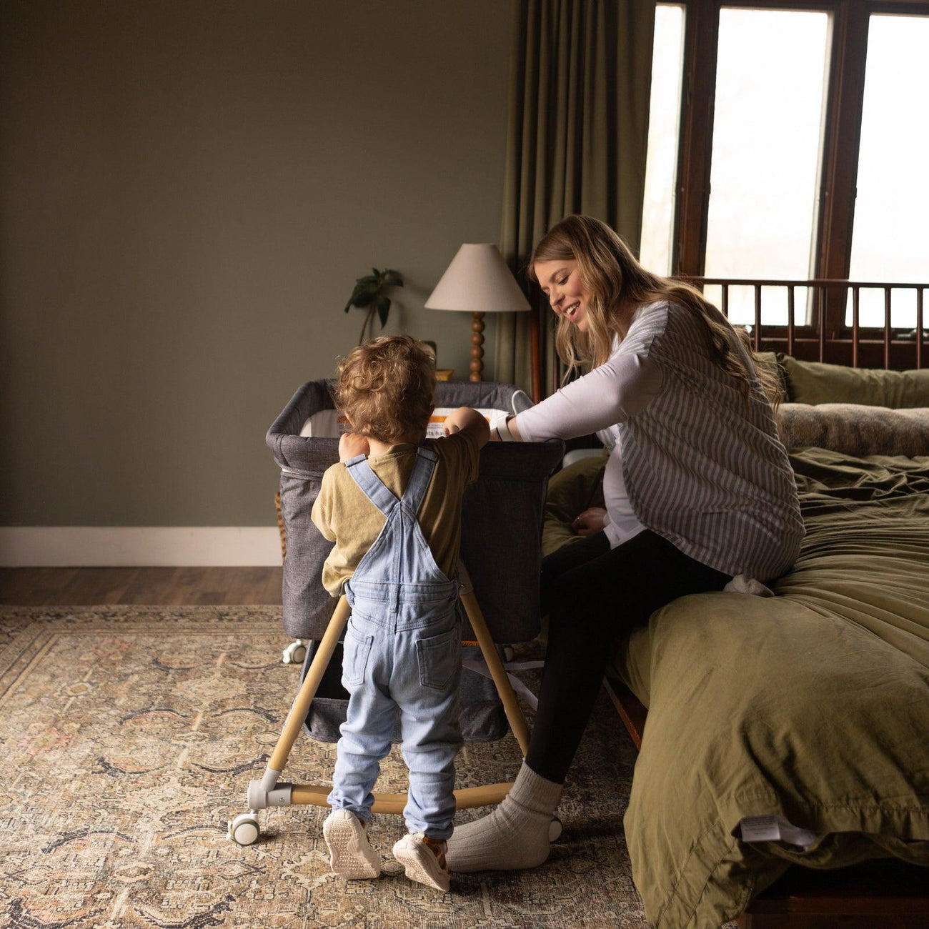 HARPPA Cuddly 3-in-1 Baby Bassinet Bedside Sleeper for Reflux ...