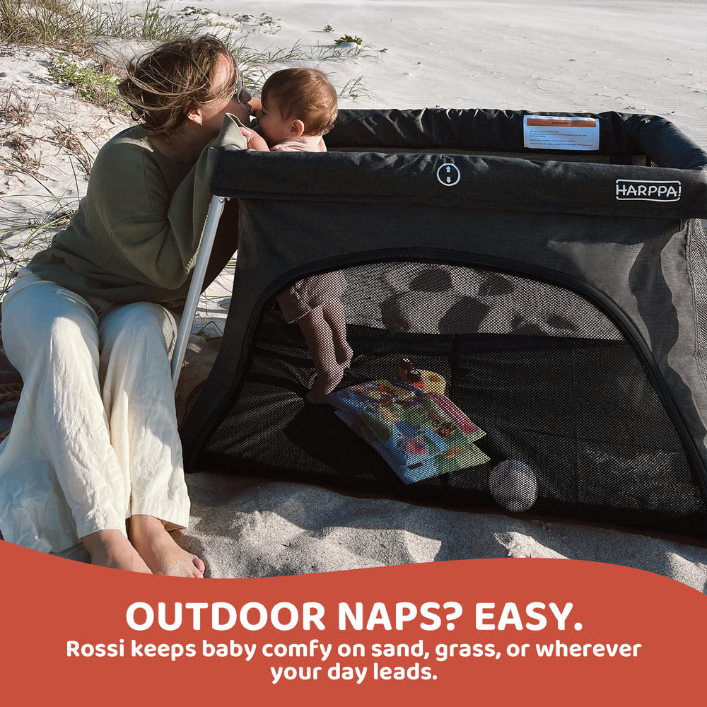 HARPPA Rossi | Lightweight Pack n Play Travel Crib & Playard – Portable ...